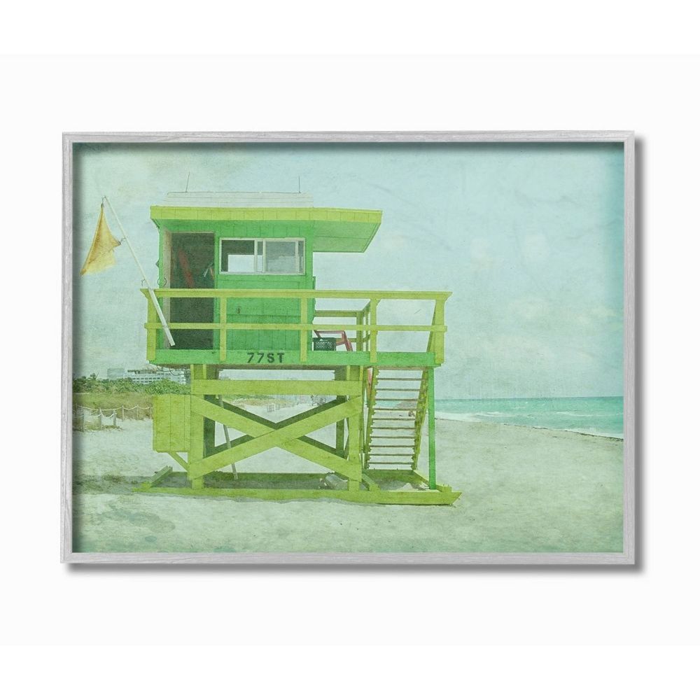 Stupell Home Decor Lifeguard Stand Framed Wall Art