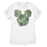 Disney's Mickey Mouse & Friends Juniors' Monstera Plant Fill Graphic Tee