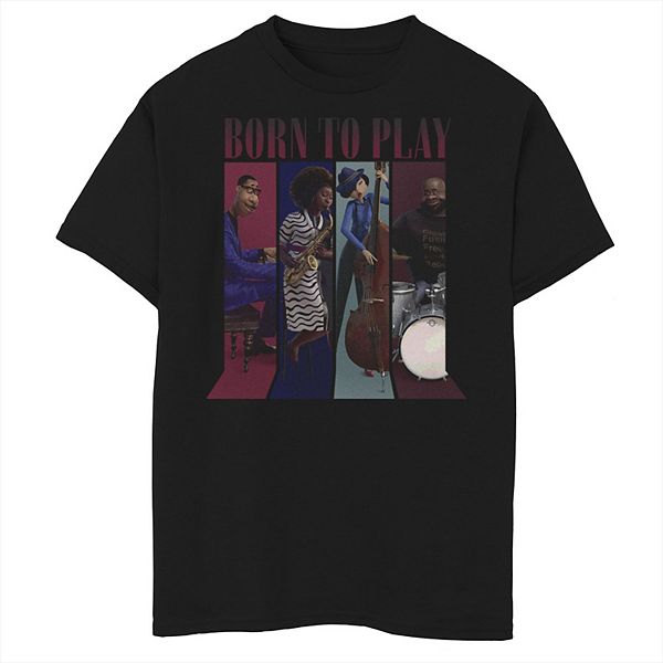 Disney / Pixar's Soul Boys 6-20 Born To Play Band Panels Graphic Tee