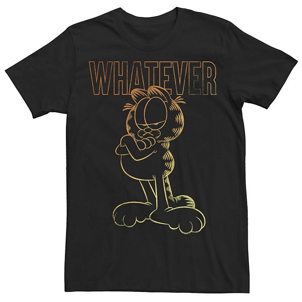 Men's Garfield Ombre Garfield Neon Line Art Tee
