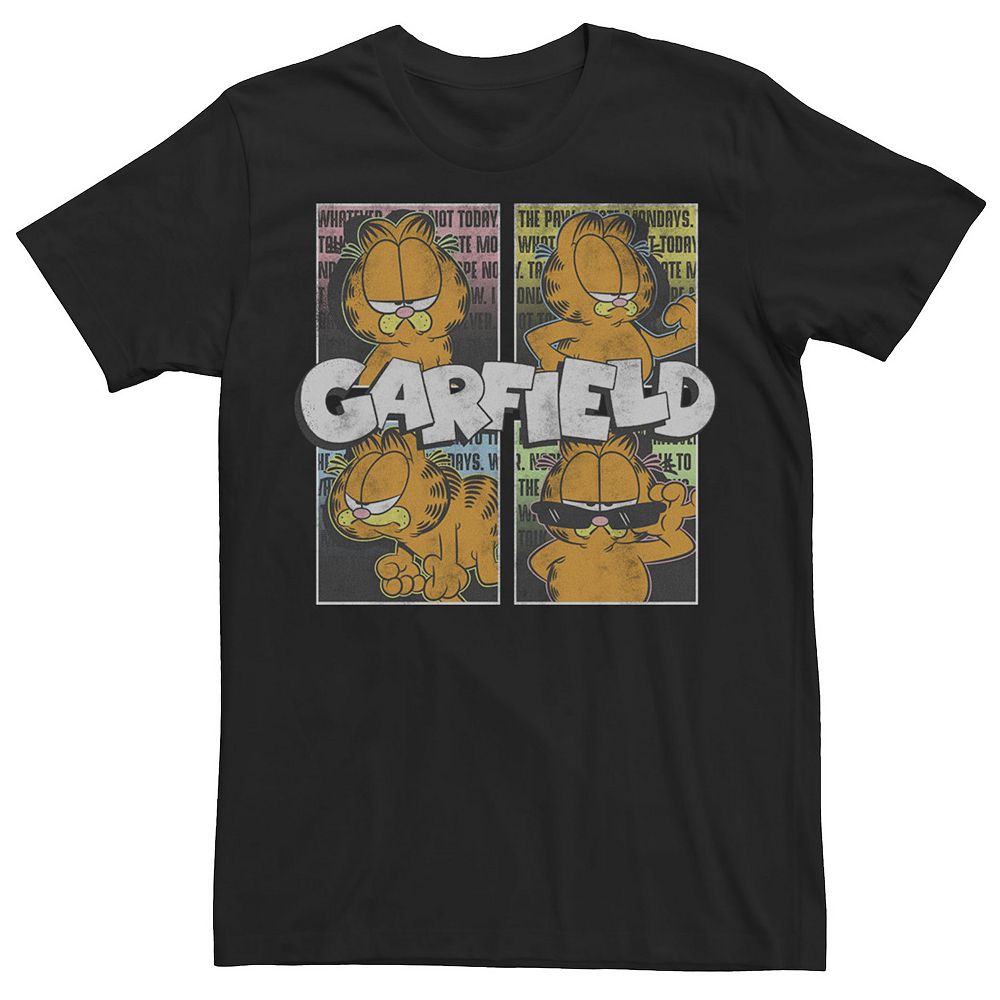Men's Garfield Four Square Garfield Logo Tee