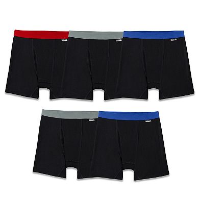 Men's Fruit of the Loom® Signature Essentials 5-Pack Everyday Stretch Boxer Briefs