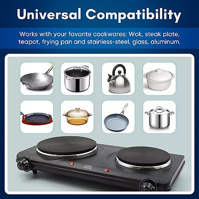 Double Burner Hot Plate
