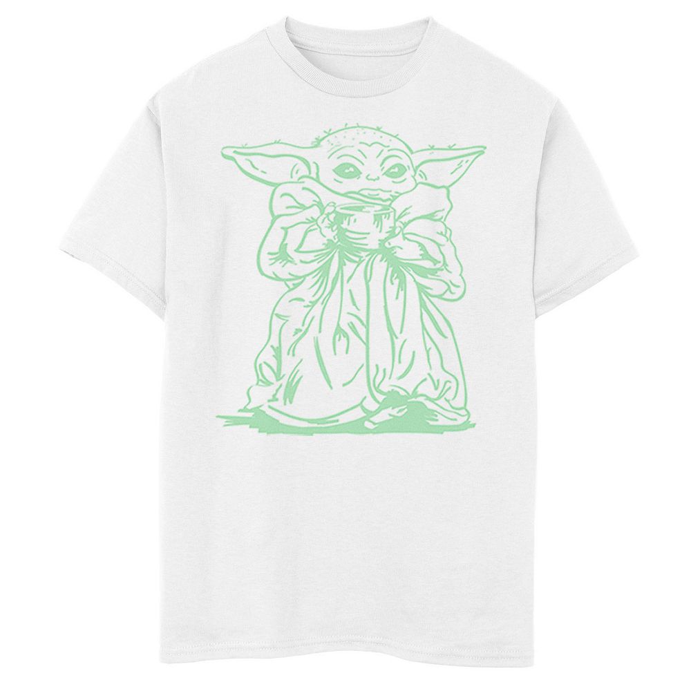 Boys 8-20 Star Wars The Mandalorian The Child aka Baby Yoda Line Art ...
