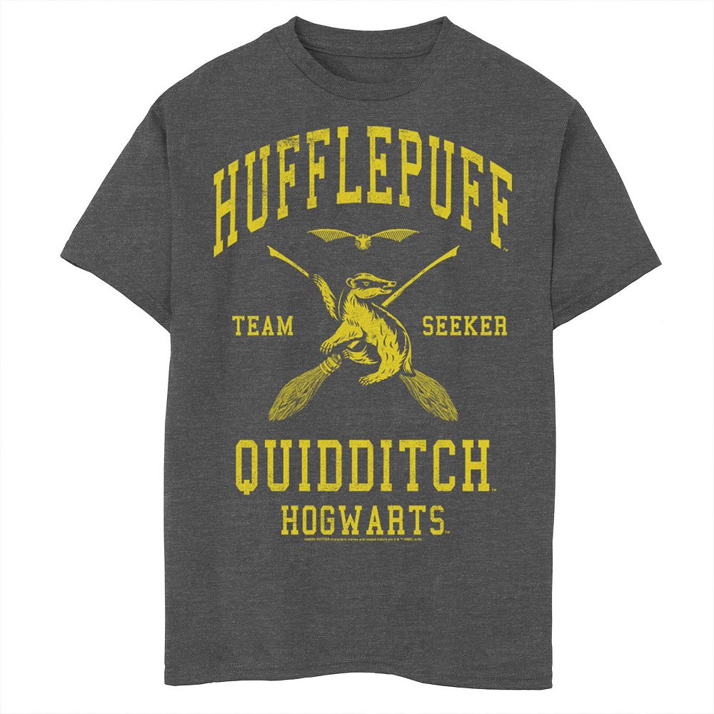 Boys 6-20 Harry Potter Hufflepuff Quidditch Seeker Poster Graphic Tee