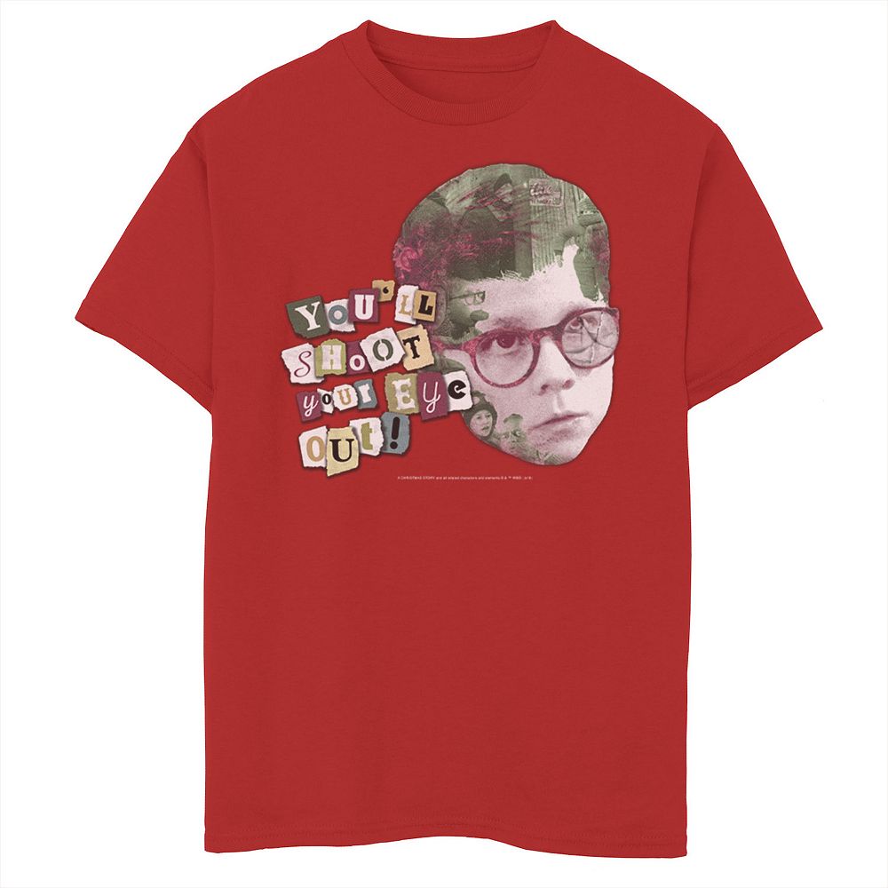 Boys 6-20 A Christmas Story Ralphie You'll Shoot Your Eye Out Collage ...