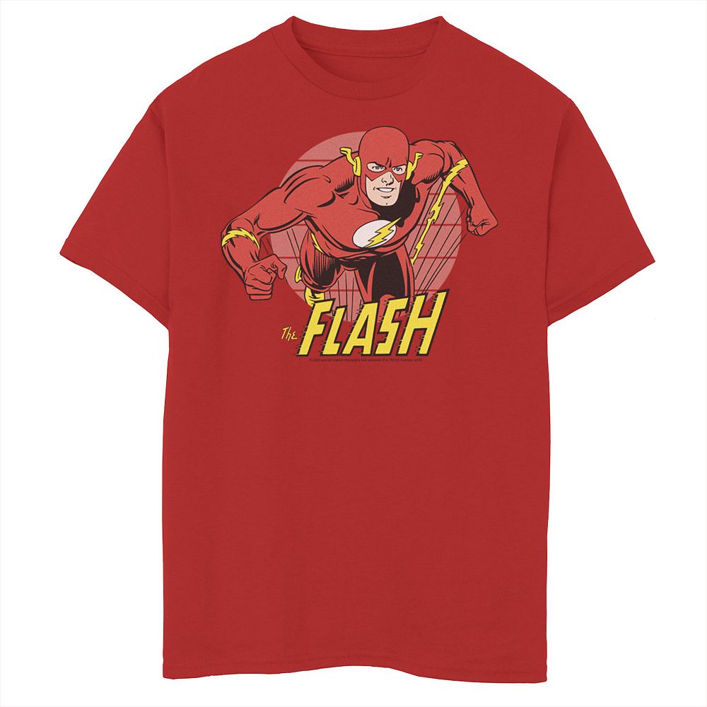 Boys 6-20 DC Comics The Flash Running Portrait Graphic Tee