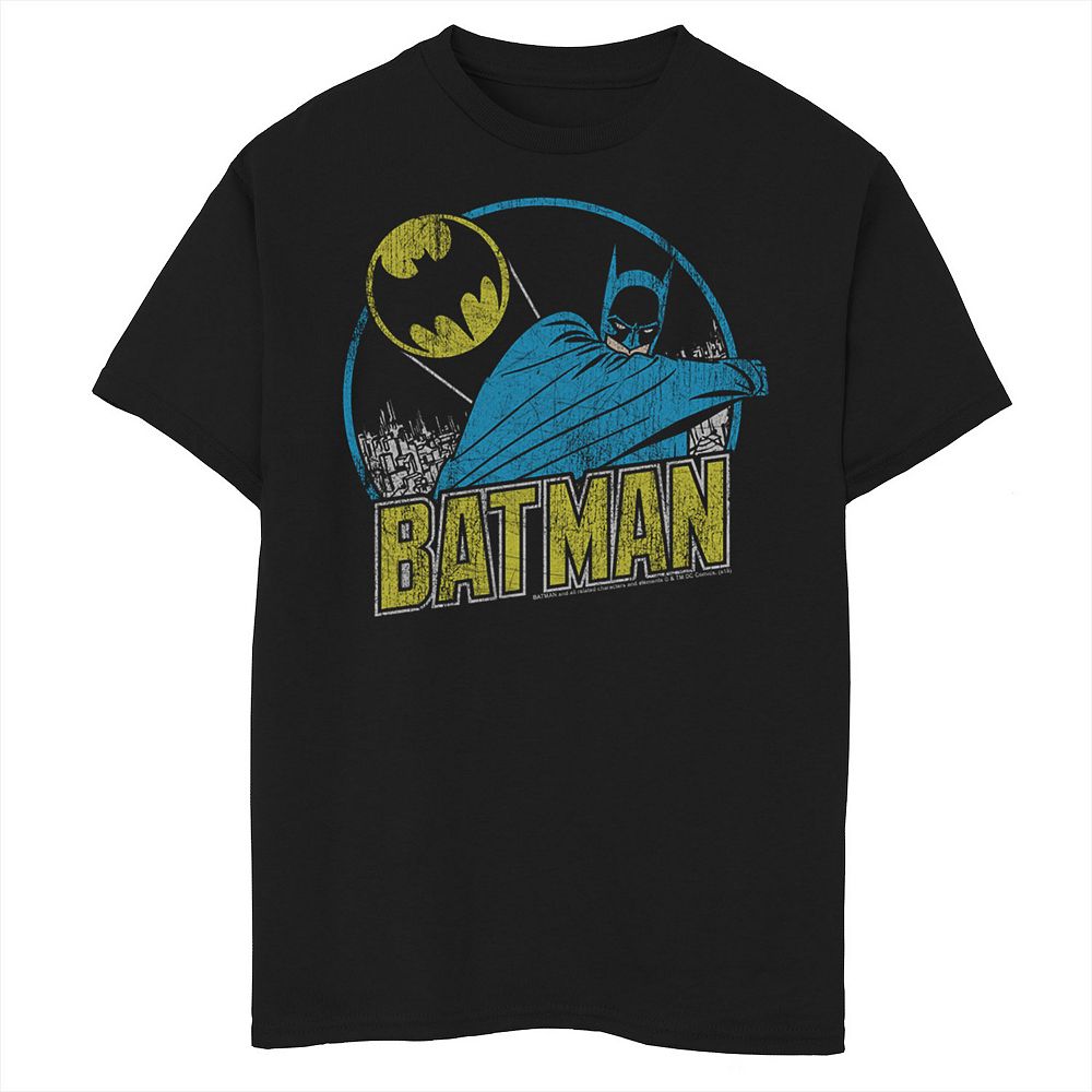 Boys 6-20 Batman Vintage Bat Symbol Portrait Graphic Tee