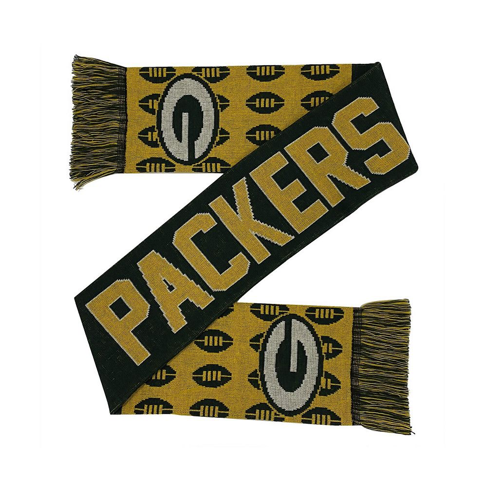 FOCO Green Bay Packers Reversible Thematic Scarf