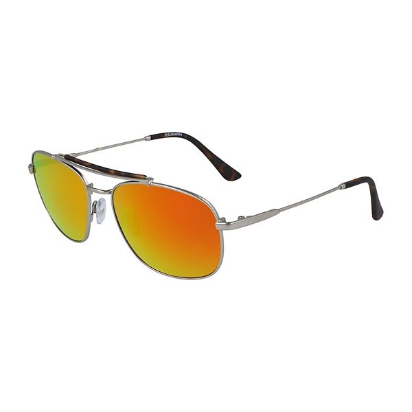 Mens Columbia 57mm Trail Dash Polarized Navigator Sunglasses