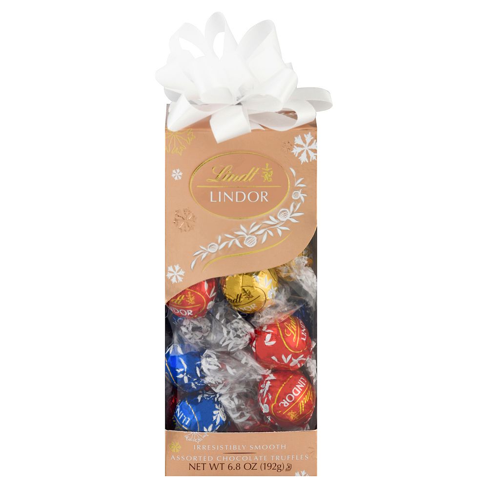Lindt LINDOR Holiday Assorted Chocolate Candy Truffles Traditions Gift ...