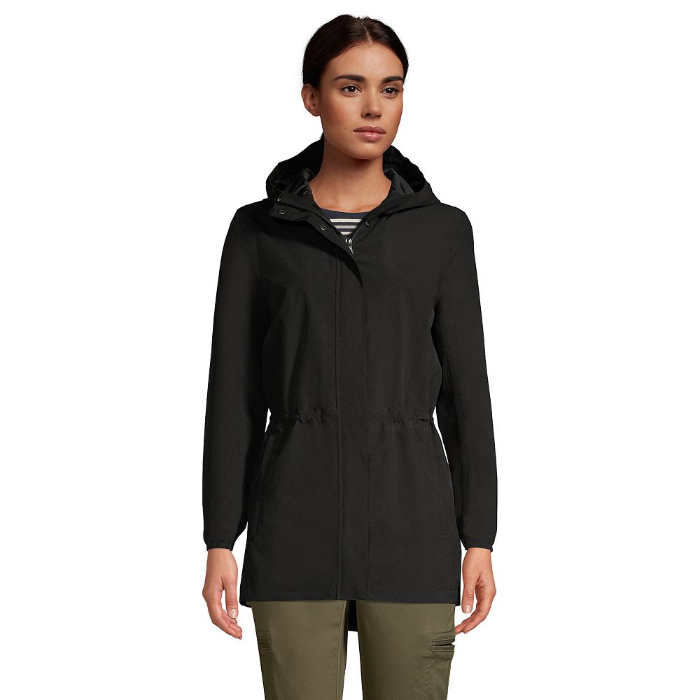 Petite Lands' End Hooded Packable Raincoat