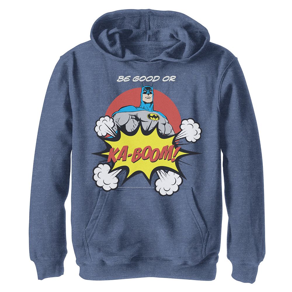 Boys 4-20 DC Comics Batman Ka-Boom Pop Art Text Poster Graphic Fleece ...
