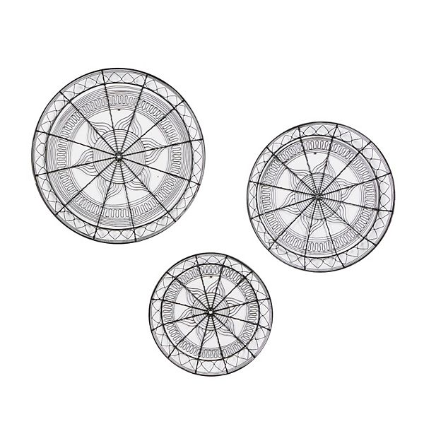 Stella & Eve Eclectic Sun Wall Decor 3-piece Set