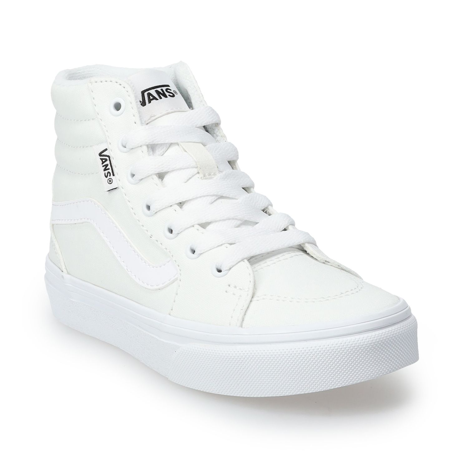 Boys white 2025 guaranteed vans shoes
