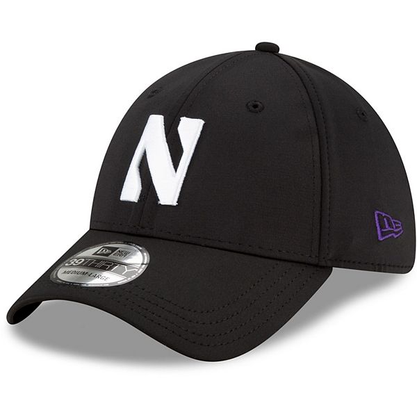 Men's New Era Black Northwestern Wildcats Campus Preferred 39THIRTY ...