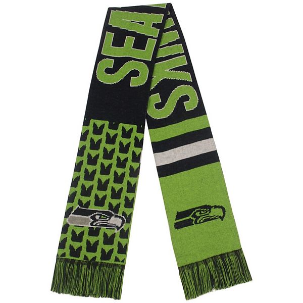 FOCO Seattle Seahawks Reversible Thematic Scarf