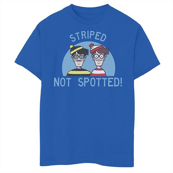 Boys 8-20 Where's Waldo Odlaw Striped Not Spotted Portrait Graphic Tee