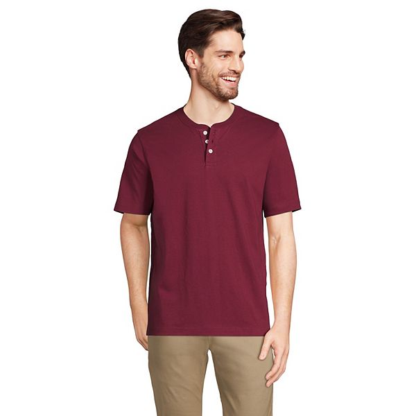 Mens Lands End Classic Fit Super T Henley