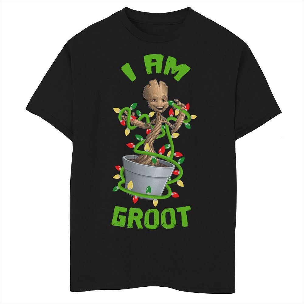 Boys 8-20 Marvel Christmas I Am Groot Cartoon Graphic Tee