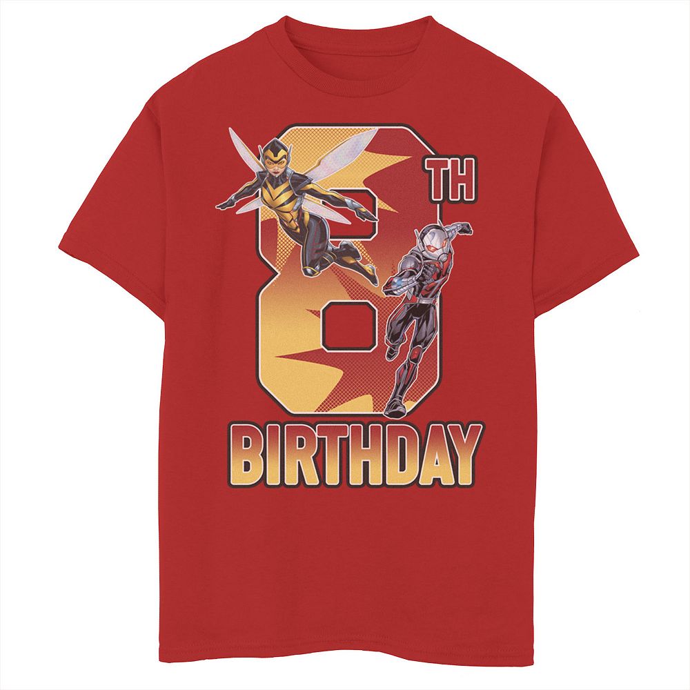 Boys 6-20 Marvel Ant-Man & Wasp 8th Birthday Graphic Tee