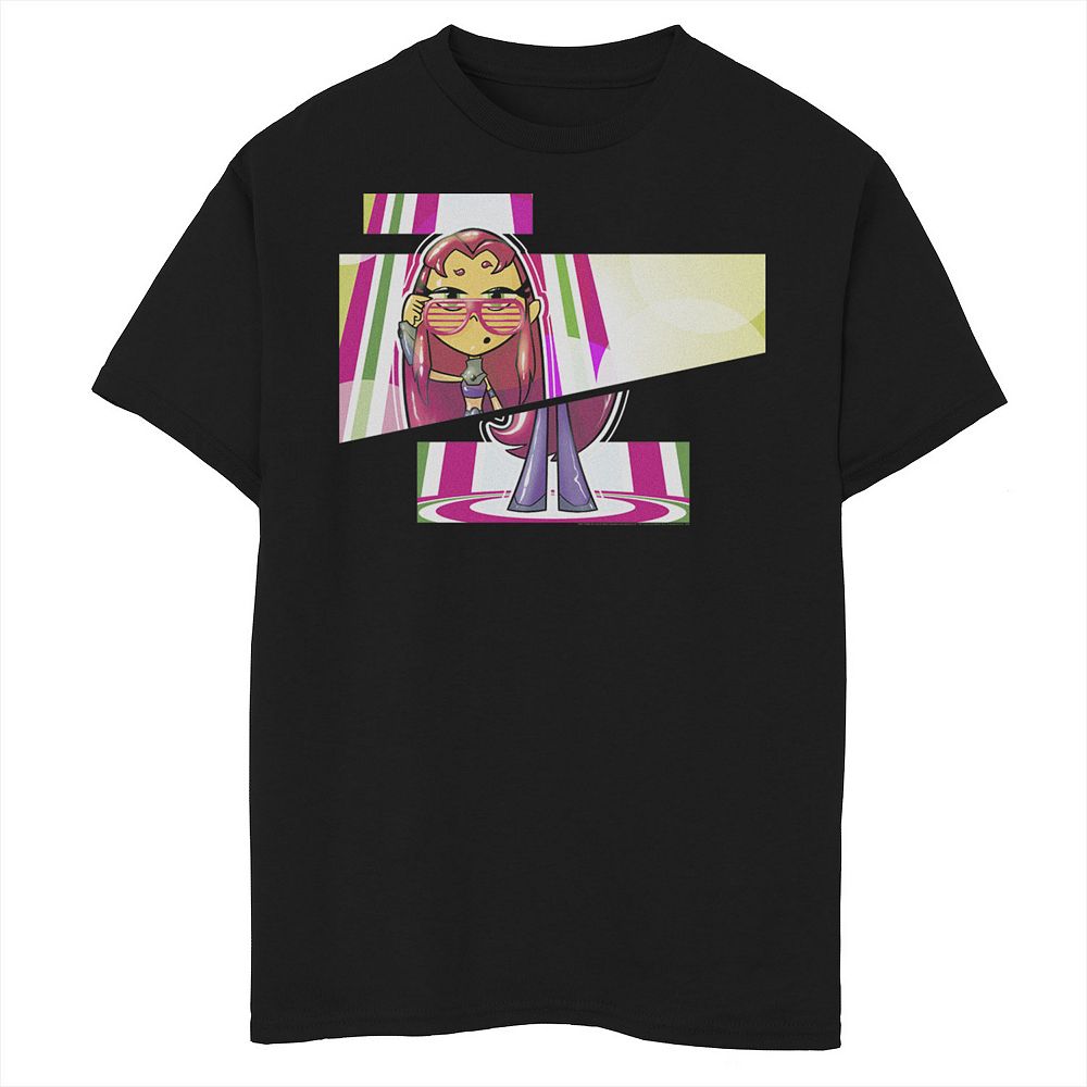 Boys 8-20 DC Comics Graphic Teen Titans Go! Starfire Cut Panels Graphic Tee