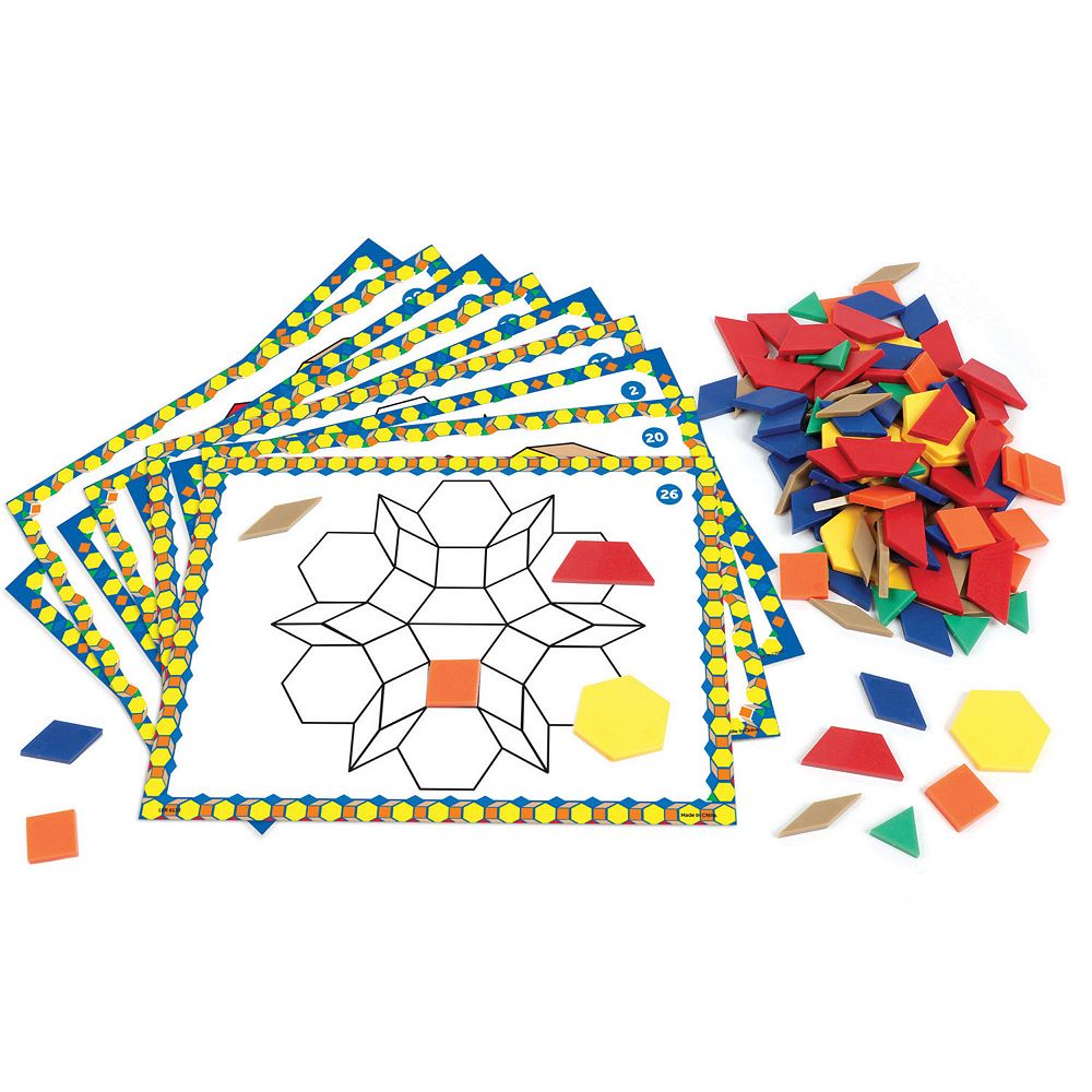 Learning Resources Pattern Block Activity Set
