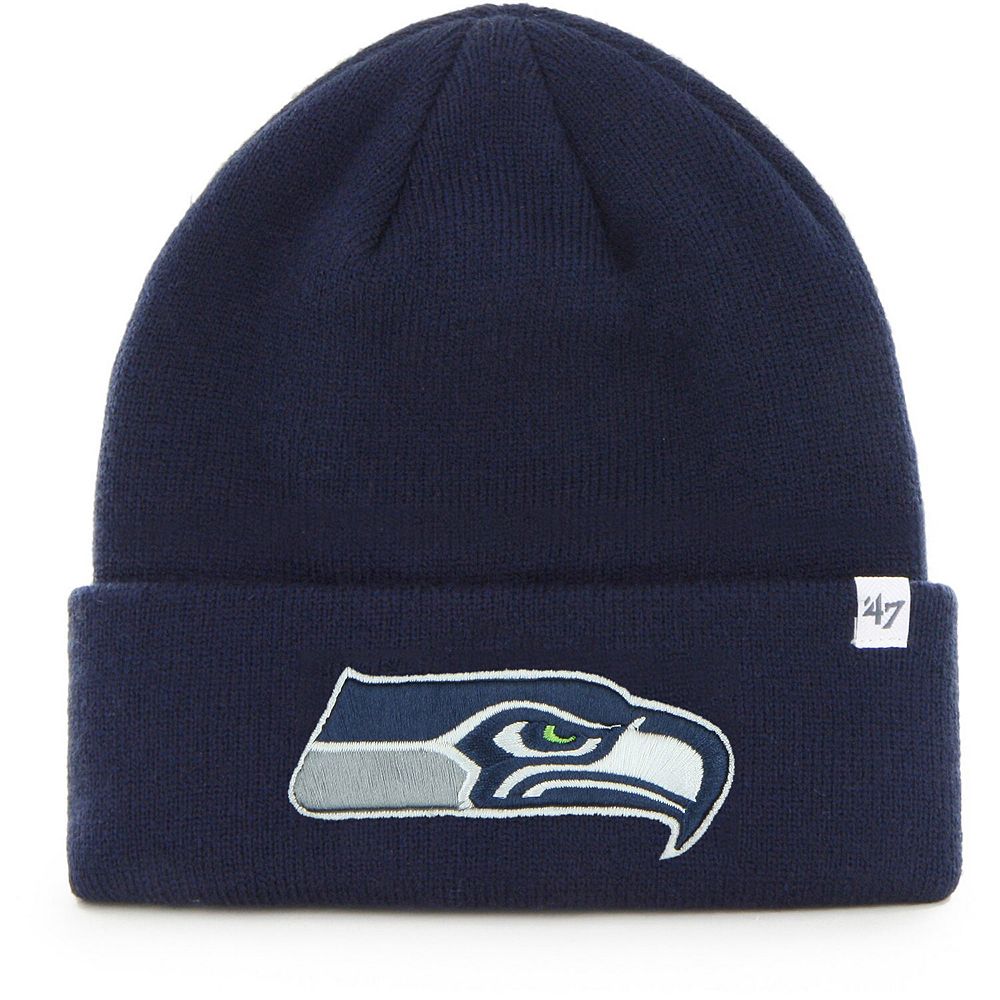 Youth '47 Navy Seattle Seahawks Basic Cuffed Knit Hat