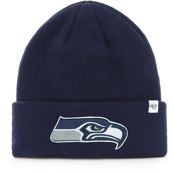 Youth '47 Navy Seattle Seahawks Basic Cuffed Knit Hat