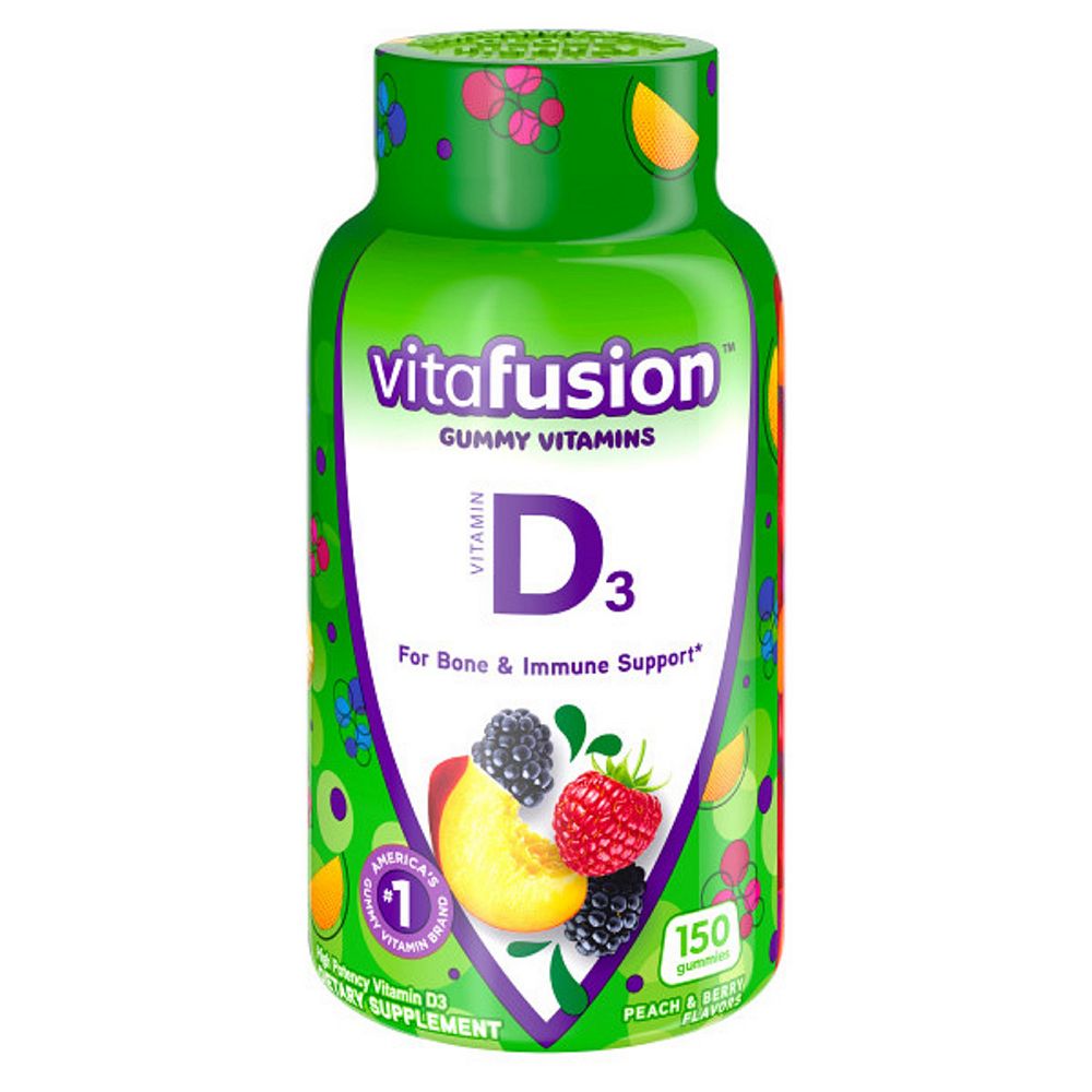 vitafusion Vitamin D3 Gummy Vitamins 50mg - 150 Count