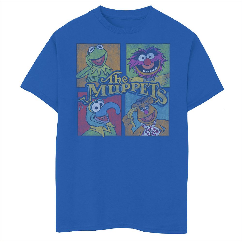 Disney's The Muppets Boys 6-20 Group Shot Box Up Tee