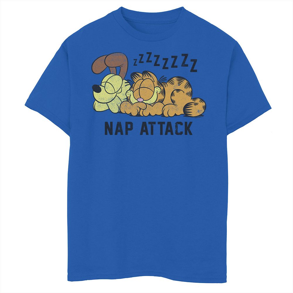 Boys 6-20 Garfield Nap Attack Graphic Tee