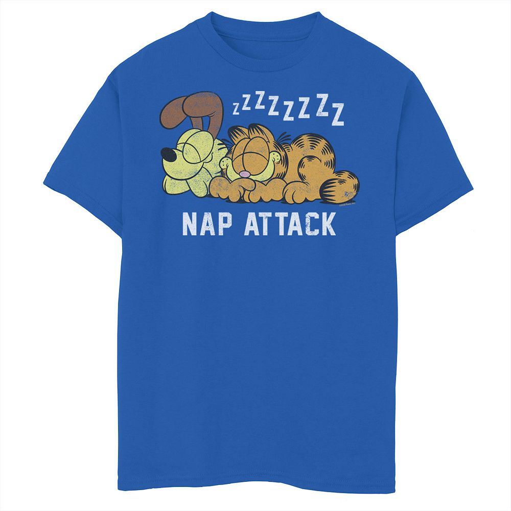 Boys 6-20 Garfield Nap Attack Graphic Tee