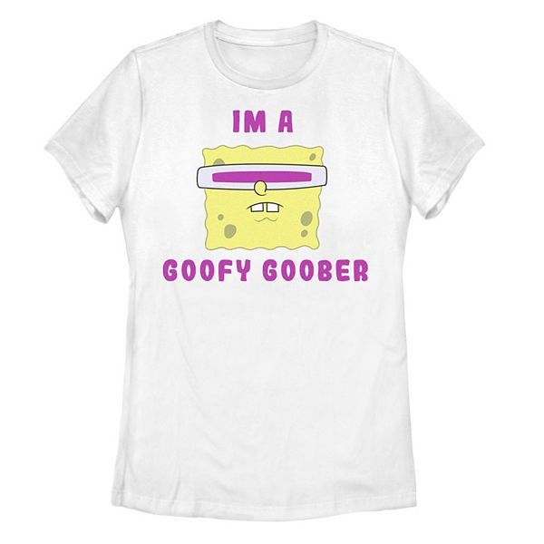 Juniors' Nickelodeon SpongeBob SquarePants I'm A Goofy Goober Graphic Tee