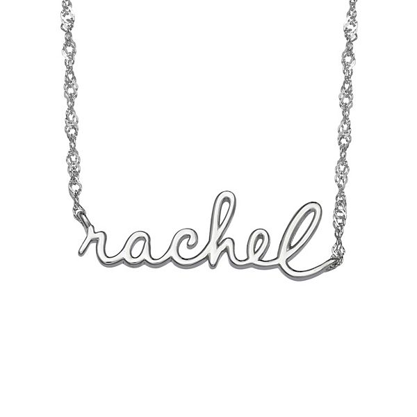 PRIMROSE Sterling Silver Name Chain Necklace