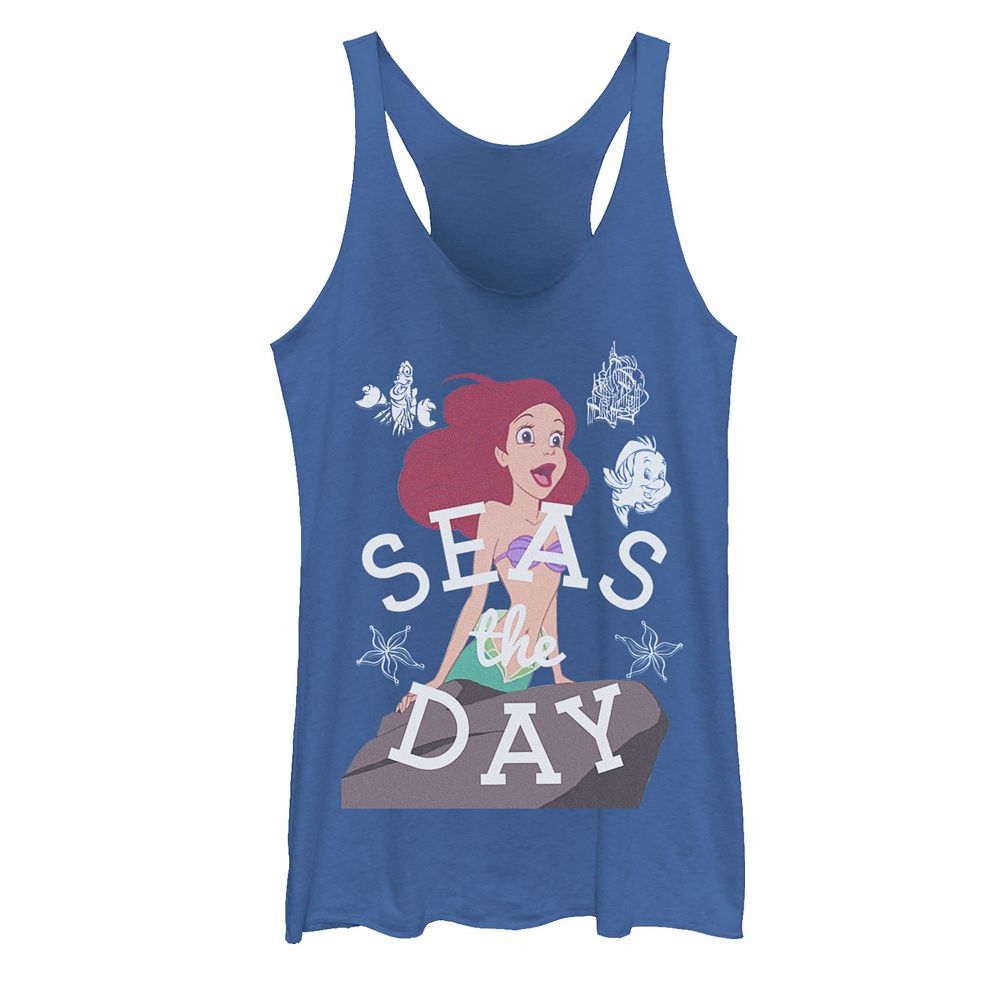Juniors' ©Disney The Little Mermaid Ariel Seas The Day Graphic Tank Top