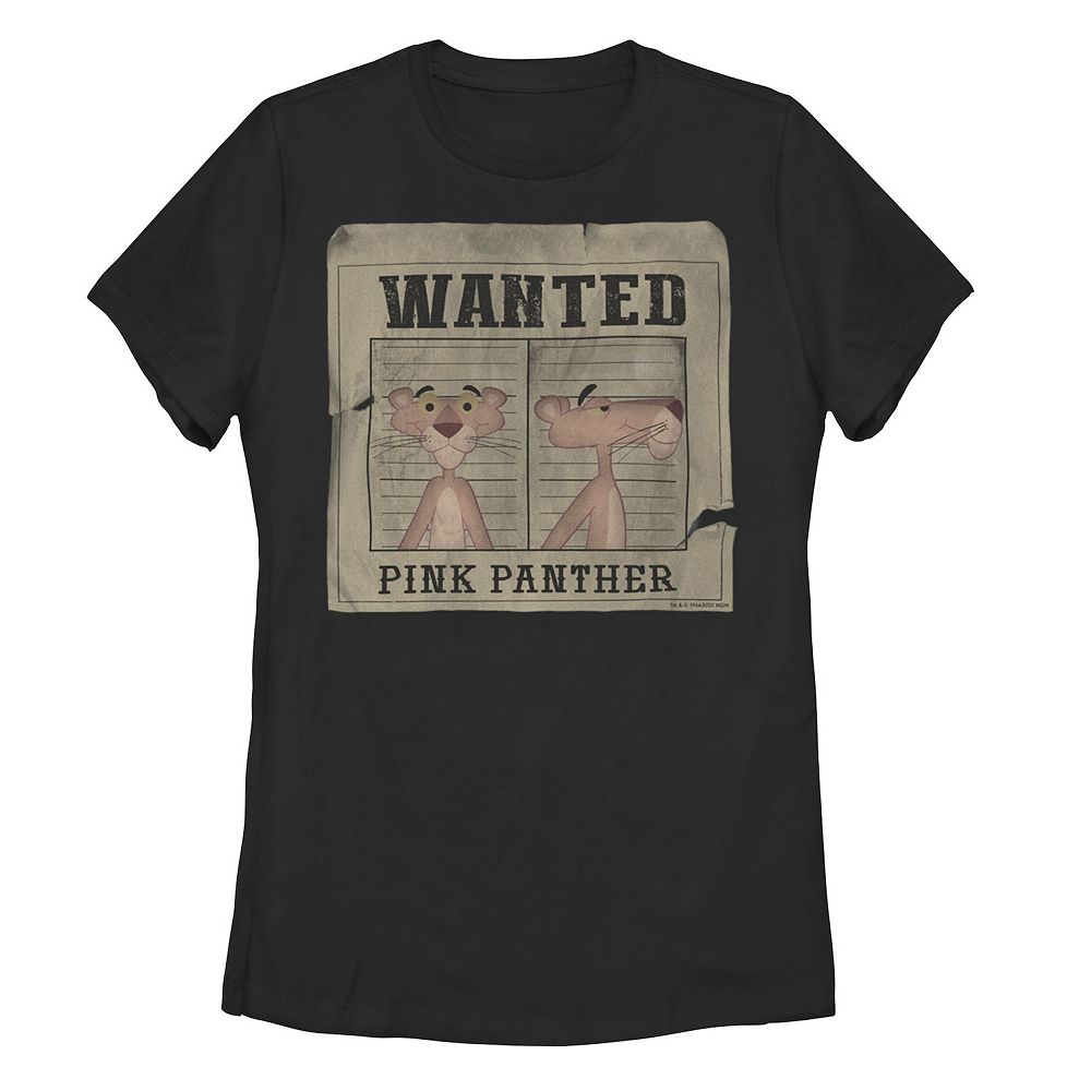 Juniors' The Pink Panther Wanted Poster Tee