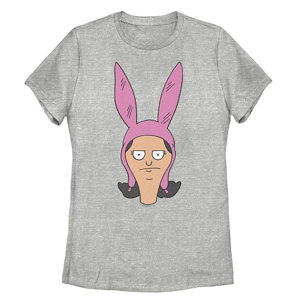 Juniors' Bob's Burgers Louise Angry Big Face Graphic Tee