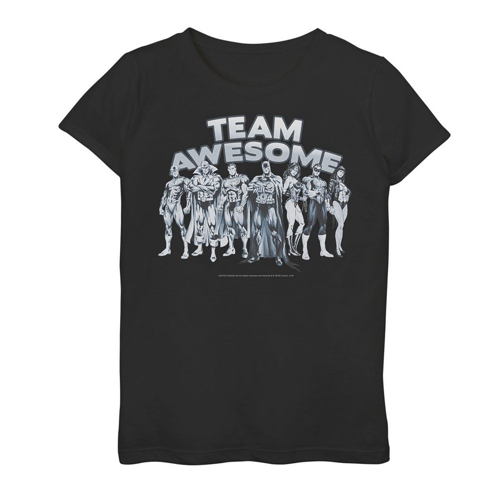 Girls 7-16 Justice League Team Graphic Tee