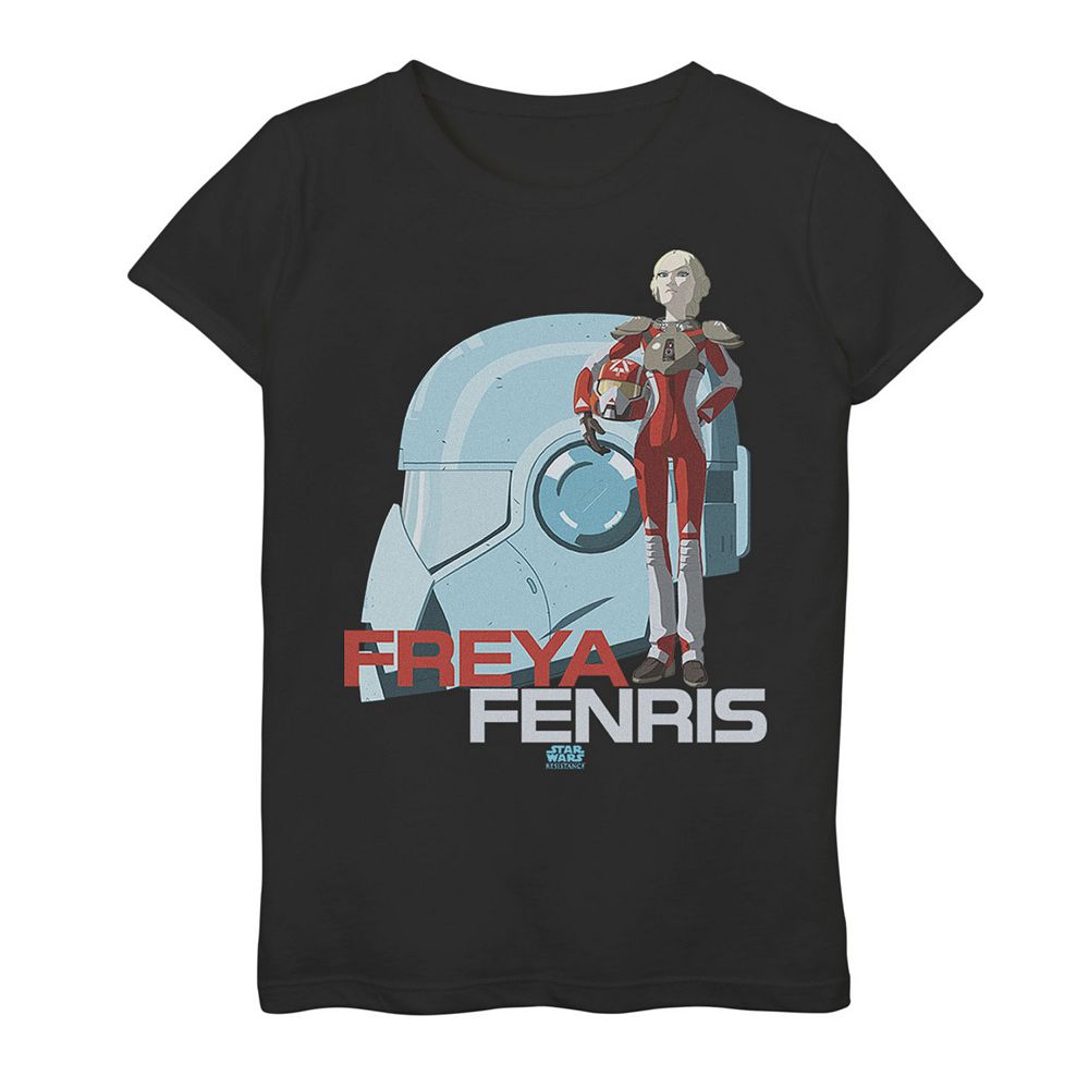 Girls 7-16 Star Wars Animated Freya Fenris Graphic Tee