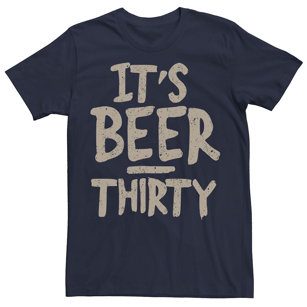 Big & Tall Beer Thirty Text Tee