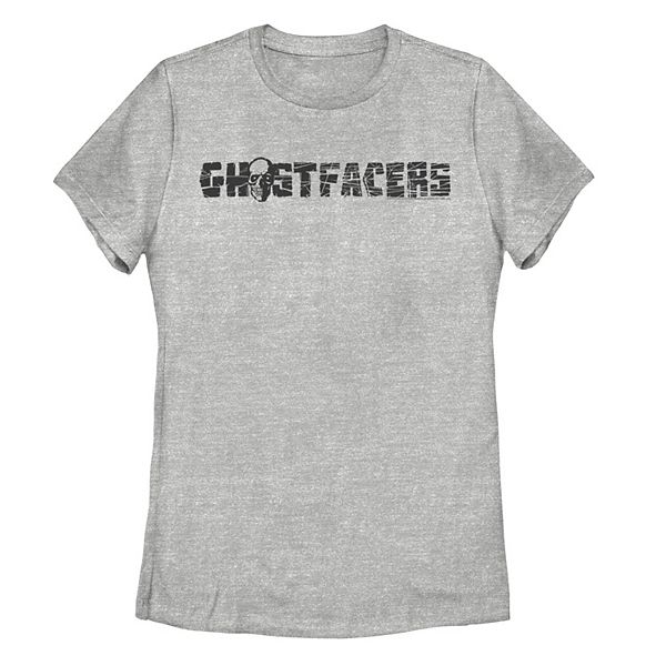 Juniors' Supernatural Ghostfacers Skull Logo Tee