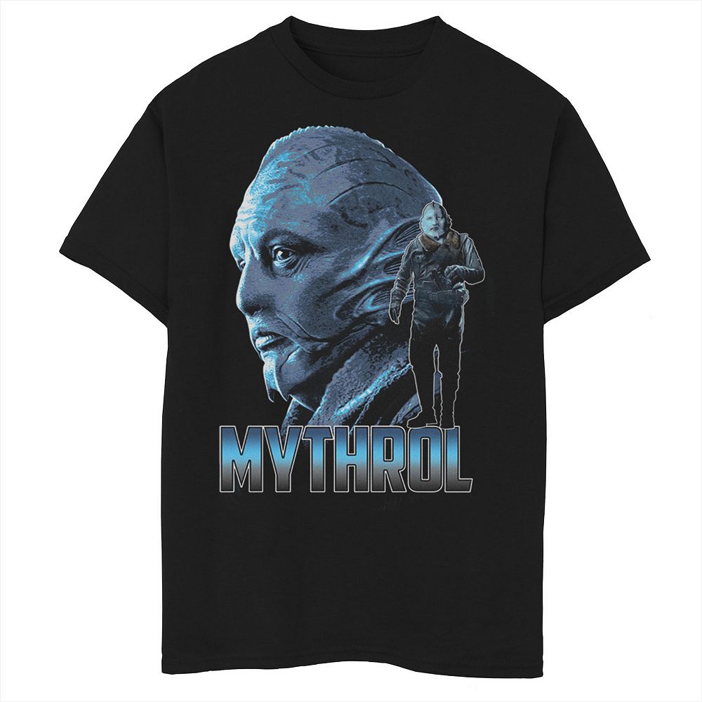 Boys 8-20 Star Wars: The Mandalorian Mythrol Portrait R12 Graphic Tee