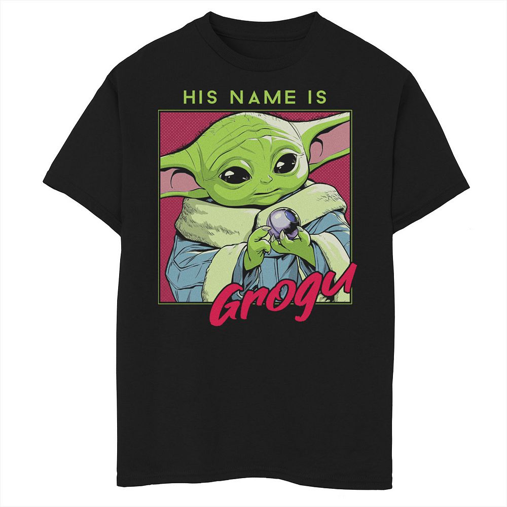 Boys 6-20 Star Wars: The Mandalorian His Name Is Grogu Graphic Tee
