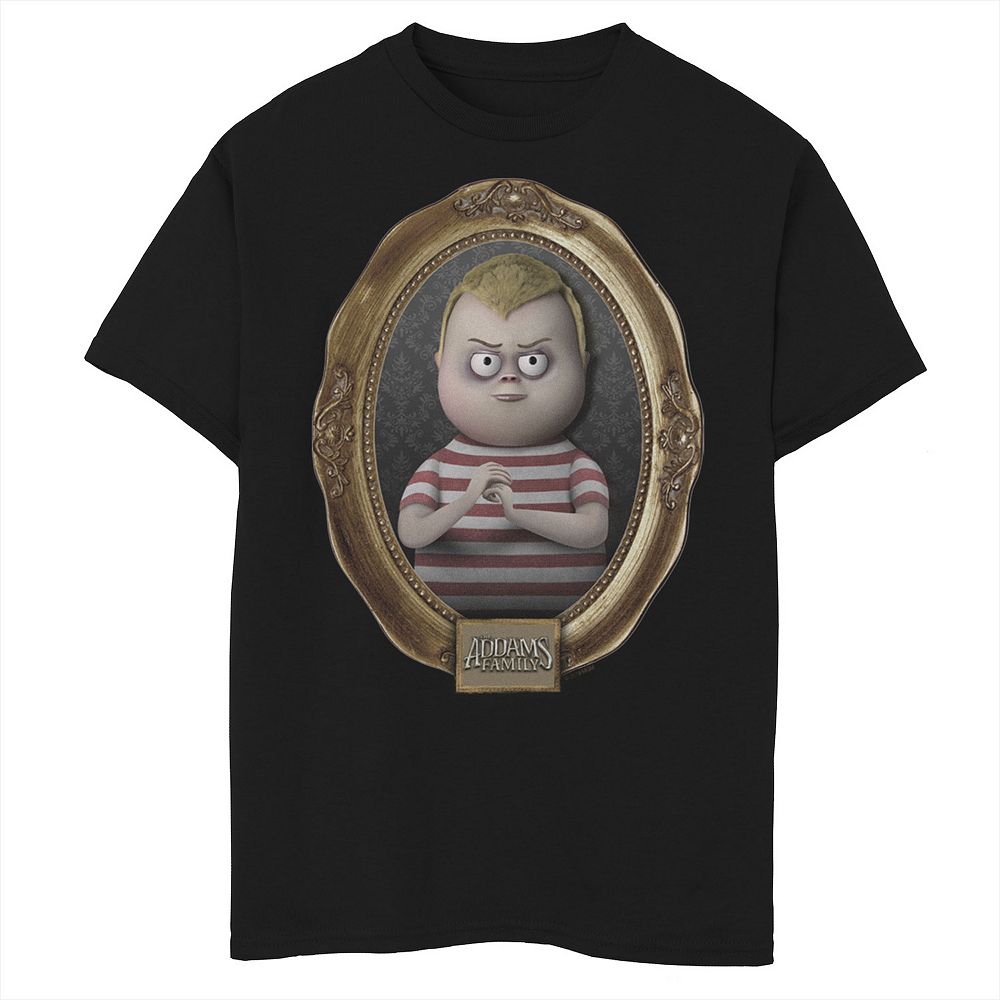 Boys 6-20 The Addams Family Pugsley Addams Framed Portrait Graphic Tee