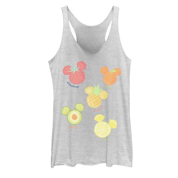 Juniors' Disney's Mickey Mouse Fruit Tank Top