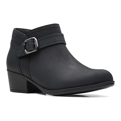 Low heel clarks womens ankle boots store