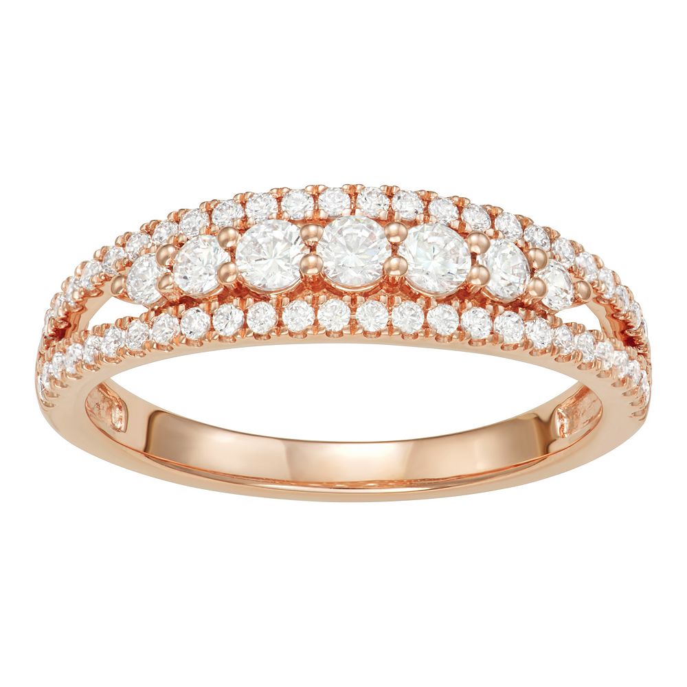 Irena Park 10k Gold 5/8 Carat T.W. Diamond Split Shank Ring
