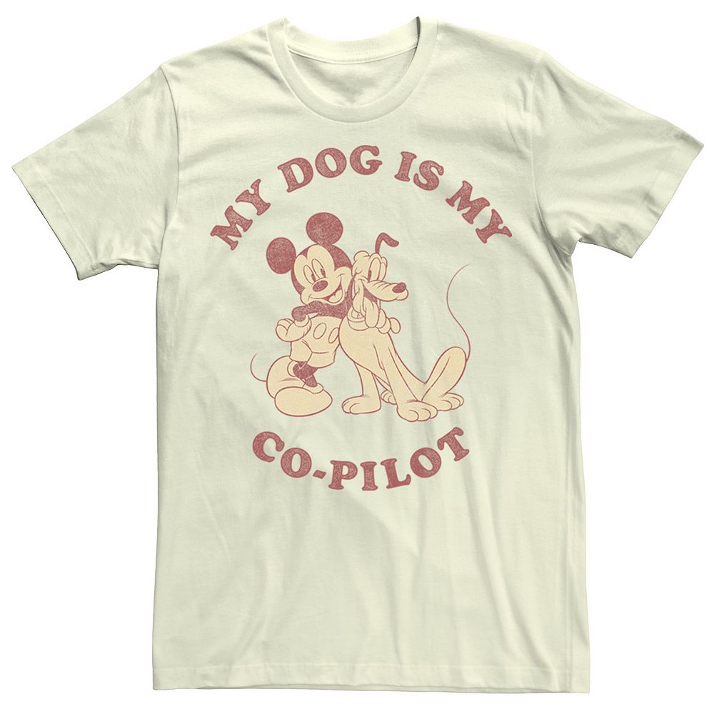 Disney's Mickey & Friends My Dog Is My Co-Pilot Men's Tee