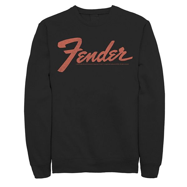 Men's Fender Simple Orange Logo Sweatshirt